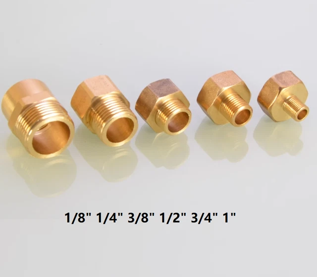 BSP MALE TO Female Brass Reducing Adapters,Reducing Connector 1/8"1/4"3 ...