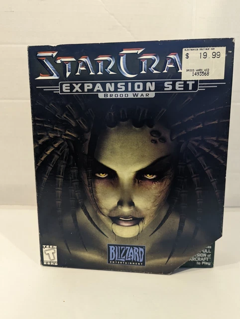 BLIZZARD PC BIG Box Game StarCraft Expansion Set - Brood War EX K2 $74. ...
