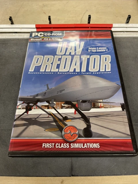 UAV PREDATOR PC Add On Expansion Flight Simulator Sim 2004 X FS2004 FSX ...