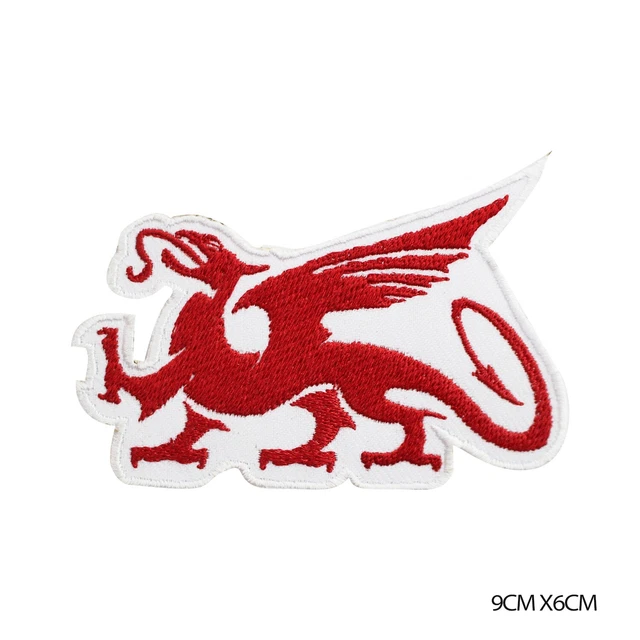 RED DRAGON PATCH, dragon patch, Cute Chinese dragon patch Iron on Sew ...