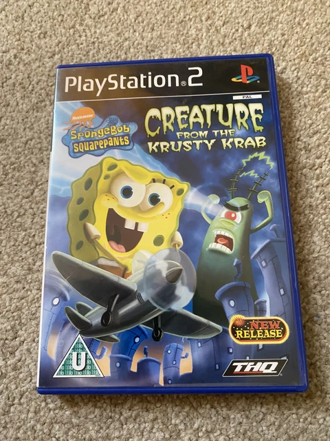 SPONGEBOB SQUAREPANTS CREATURE From The Krusty Krab PS2 Playstation 2 ...