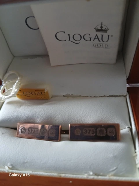 CLOGAU GOLD CUFFLINKS Hallmarked Extremely Rare £312.68 - PicClick UK