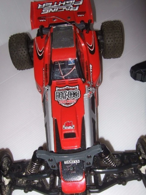 TAMIYA DT-03 RACING Fighter RC car body, Propo set, turbo Racing esc ...