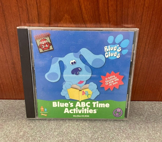 BLUE'S CLUES: BLUE'S ABC Time Activities (PC & Mac, 1999) - Disque ...