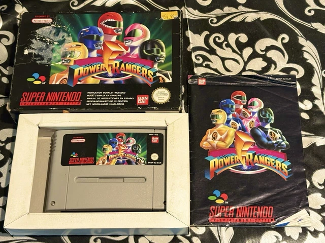 POWER RANGERS for SNES; VERY RARE - Good Condition- PAL region £258.93 ...