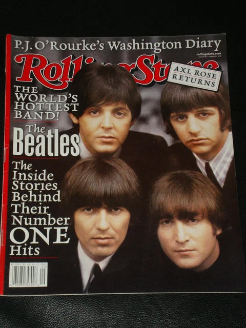ROLLING STONE MAGAZINE 2001, The Beatles, Axl Rose, Jennifer Lopez ...