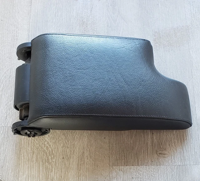 BMW E46 CENTER Console Arm Rest Black OEM with lid EXCELLENT Condition ...