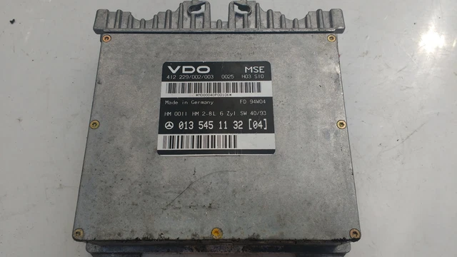MERCEDES W124 E220 Engine Ecu 0135450832 £345.00 - PicClick UK