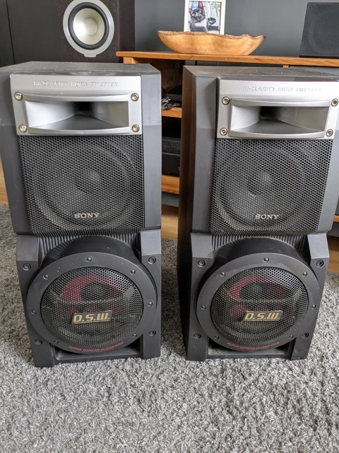 SONY DSW SUPER Woofer Speakers SS-LX5 Matching Pair £42.27 - PicClick UK