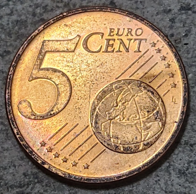 EUROPEAN UNION (GERMANY) 🇪🇺/🇩🇪 Five Euro Cents Coin 2009 F (Stuttgart ...