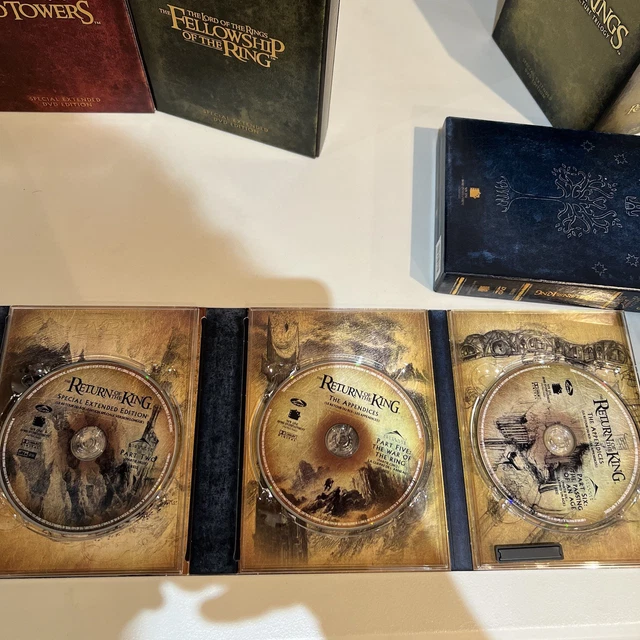 THE LORD OF the Rings Trilogy Special Extended Edition 12-DVD set ...