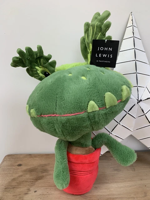 JOHN LEWIS NEW Snapper Venus Fly Trap Plant Pot Plush Soft Toy Teddy ...