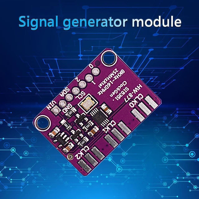 SI5351A SI5351 I2C IIC Clock Signal Generator Breakout Board Module ...