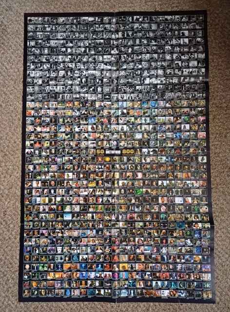 LARGE DOCTOR WHO Magazine Double Poster - 800 episodes/11th Doctor era ...
