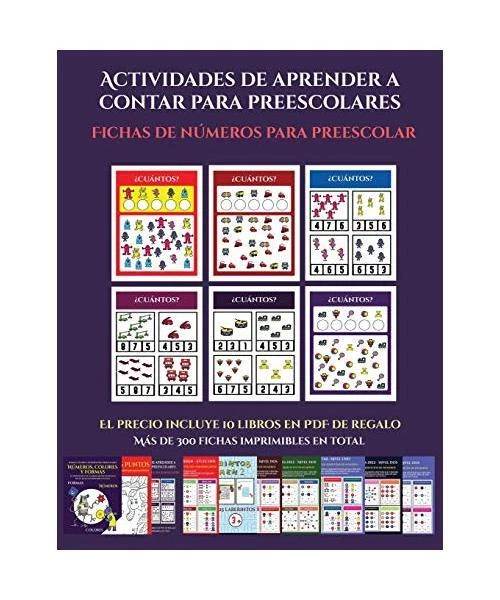 FICHAS DE NÚMEROS para preescolar (Actividades de aprender a contar ... FICHAS DE NÚMEROS para preescolar (Actividades de aprender a contar ...