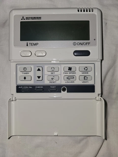 MITSUBISHI RC-E5 HARD WIRED REMOTE AIR CONDITIONING CONTROLLER £52.72 ...