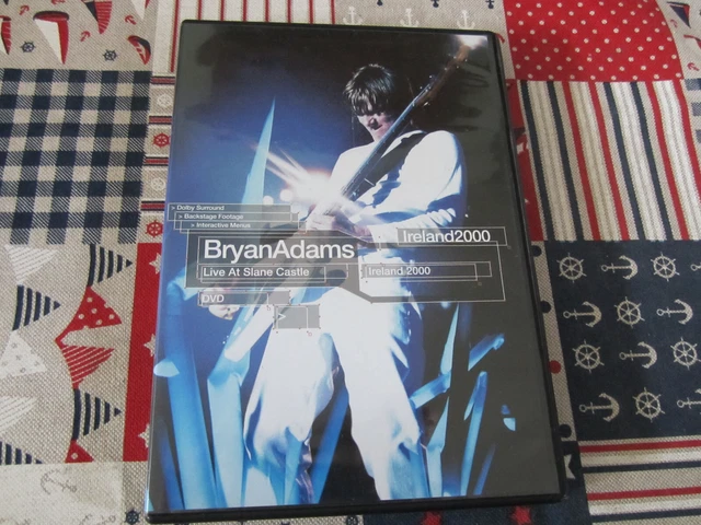 BRYAN ADAMS IRELAND 2000 Live At Slane Castle Dvd Region 2 Uk Pal ...