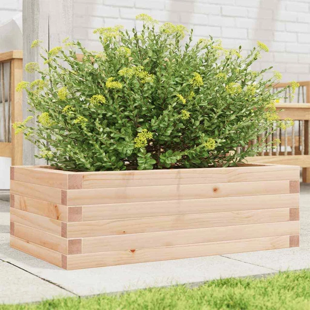 1629766 FIORIERA DA Giardino 70x40x23 cm in Legno Massello di Pino EUR 48,00 - PicClick IT