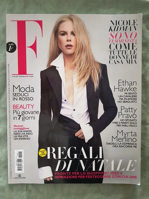 AL52 F FASHION Magazine 49 2020 Nicole Kidman Maradona Patty Pravo ...