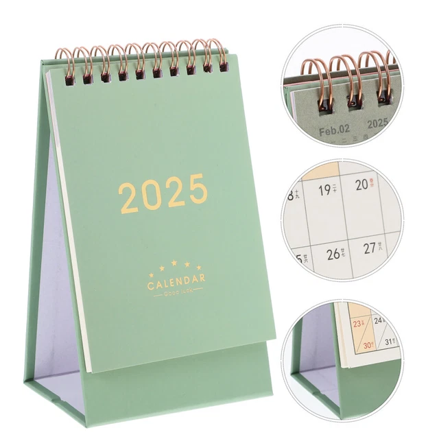 STANDING CALENDAR 2024-2025 Desk Calendar Creative 2024-2025 Flip ...
