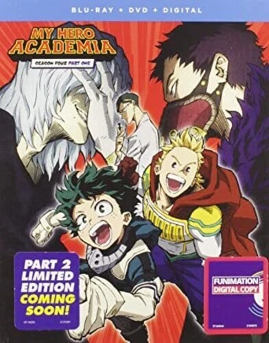 MY HERO ACADEMIA: Season 4 Part 1 (MHA) [New Blu-ray] With DVD, Boxed ...