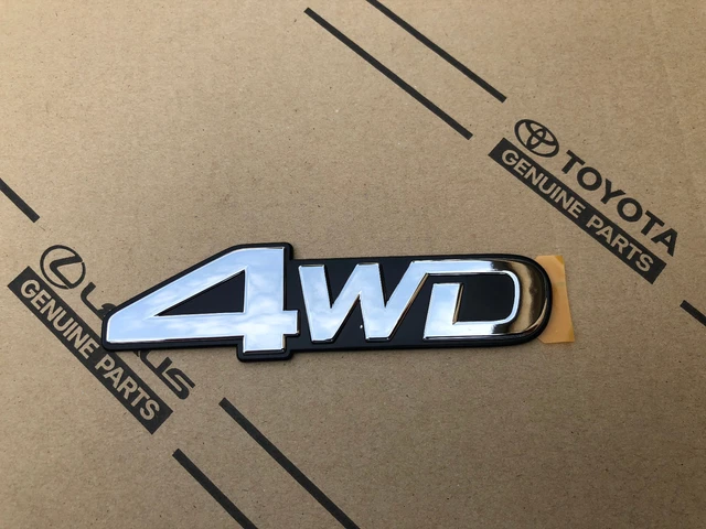 TOYOTA LAND CRUISER 80-Series Tailgate Emblem Logo Lettering 4WD Emblem ...