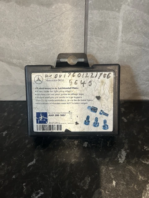 GENUINE MERCEDES A B C E Slk Class Wheel Nut Bolt Locking Key Set ...