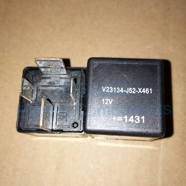 V23134-J52-X461 TYCO ELECTRONICS Automobile Relay 30A 12VDC 4 broches ...