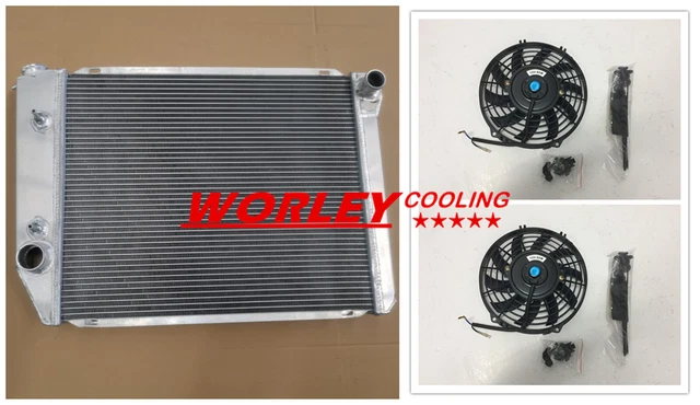 QLD-RADIATOR+ FAN FOR Falcon XA/XB/XC/XD/XE Fairmont Cleveland 302 351 ...