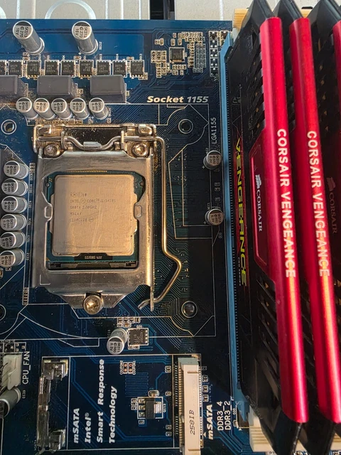 GA-Z77-DS3H INTEL MOTHERBOARD & I/O Plate & Intel Core i5-3470s & 32 ...