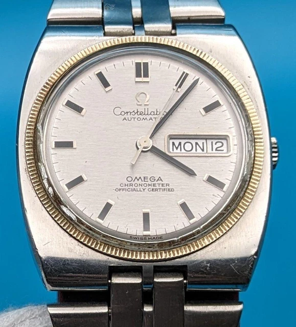 OMEGA CONSTELLATION REF.168.045 Vintage Chronometer Silver Automatic Mens Watch £869.68 ...