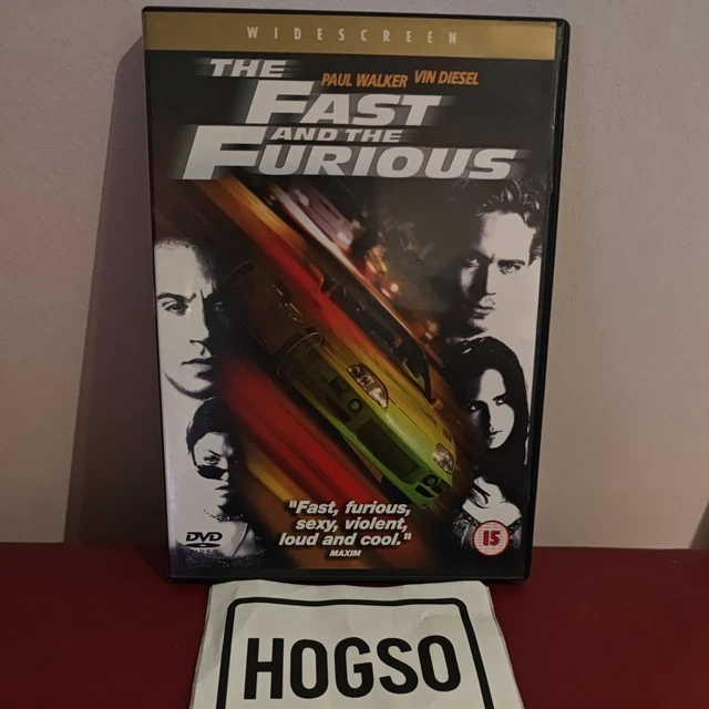 THE FAST AND the Furious (DVD) Paul Walker Classic American Racing ...