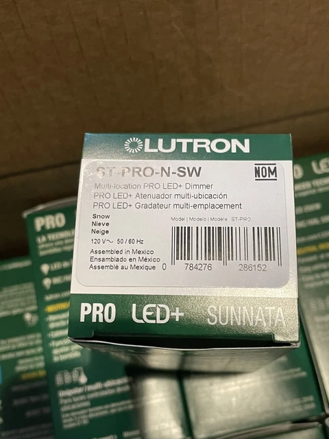 LUTRON SUNATTA PRO LED Dimmer, ST-PRO-N-SW Snow White $134.92 - PicClick CA LUTRON SUNATTA PRO LED Dimmer, ST-PRO-N-SW Snow White $134.92 - PicClick CA