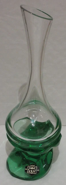 VASE SOLIFLORE VERT En Cristal De Saint Louis EUR 50,00 - PicClick FR