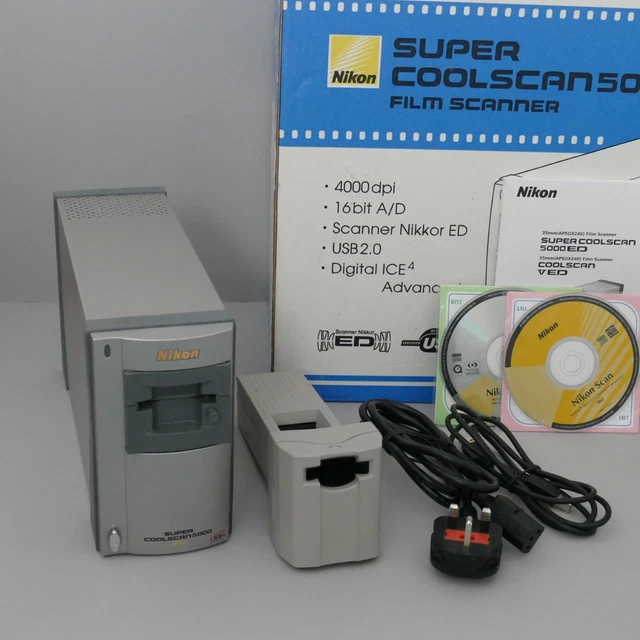 NIKON SUPER COOLSCAN 5000 ED, Slide & Film Scanner, Serviced. £1,275.00 ...