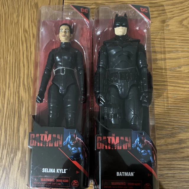 THE BATMAN MOVIE. 12-inch Batman & Selina Kyle Action Figures. DC ...