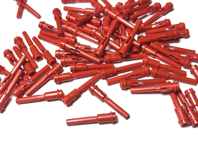 LEGO TECHNIC PIN 1/2 with 2L Bar Extension (Flick Missile) RED 61184 ...