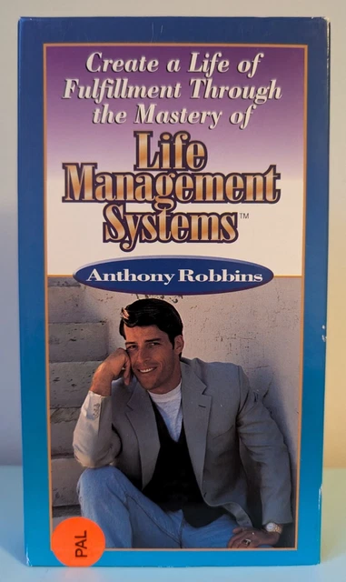 ANTHONY TONY ROBBINS Life Management Systems Self-help VHS Tape Vintage ...