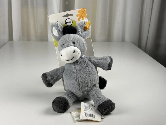 BOÎTE À MUSIQUE Steiff Tier 242496 Dinkie Âne 26 cm. Excellent état EUR ...