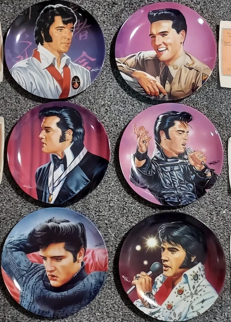 ELVIS PRESLEY DELPHI Commemorating the King 6 Plate Collection ...