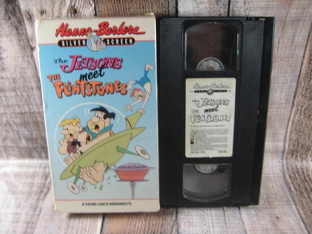 JETSONS MEET THE Flintstones Animated Movie 1987 VHS Hanna Barbera ...