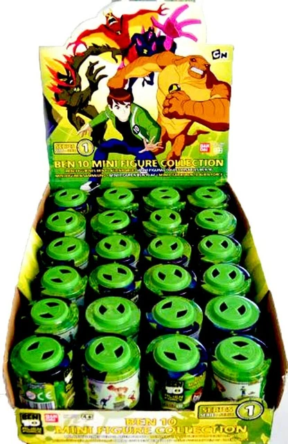 BEN 10 ALIEN Force Mini Figuren ca 6cm Series 1 - 1 Case 24 Figuren ...
