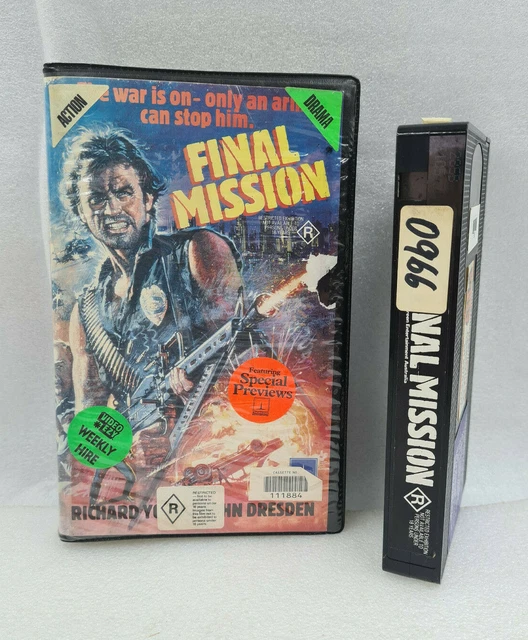 RARE VHS VIDEO Tape FINAL MISSION Big Box Ex-Rental EMI Clamshell Dresden £44.22 - PicClick UK