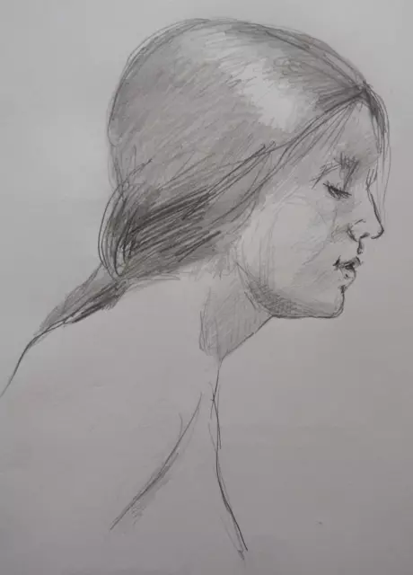 PRE-RAPHAELITE PENCIL DRAWING after John William Waterhouse Echo ...