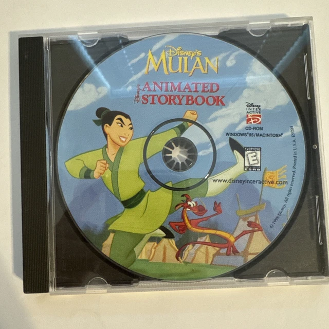 DISNEY'S MULAN ANIMATED StoryBook (Windows/Mac, 1998) $7.50 - PicClick
