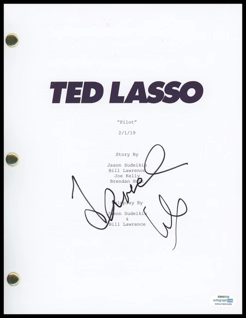HANNAH WADDINGHAM &TED Lasso" AUTOGRAPH Signed Full Pilot Episode ...