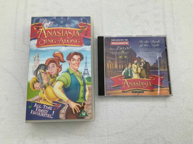 ANASTASIA 1997/8 SINGALONG Vhs Video Plus Dvd In The Dark Of The Night ...
