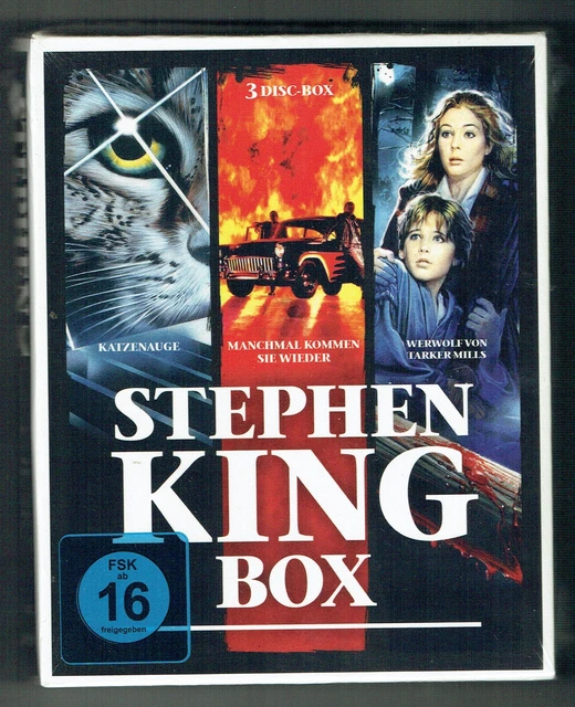 BLU-RAY - STEPHEN KING BOX - 3 Filme - Collection - NEU & OVP EUR 19,99 ...