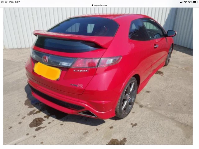 HONDA CIVIC TYPE R Fn2 @Breaking@ Engine Gearbox Panels Front End Sat ...