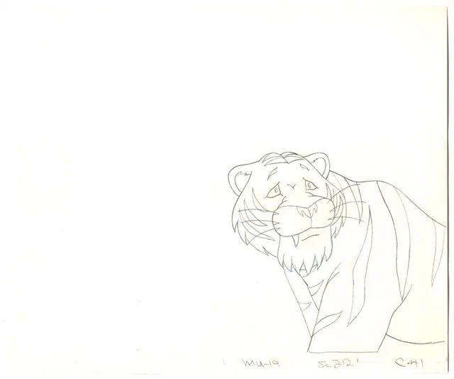 HE-MAN/SHE-RA MASTERS OF the Universe CRINGER animation pencil art EUR ...